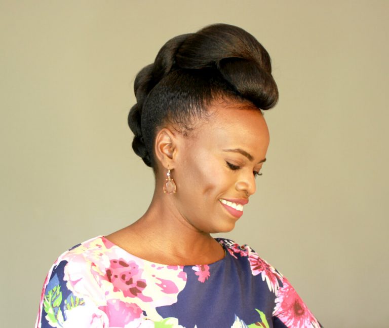Get Details on How to Create a Quick Natural Hair Updo