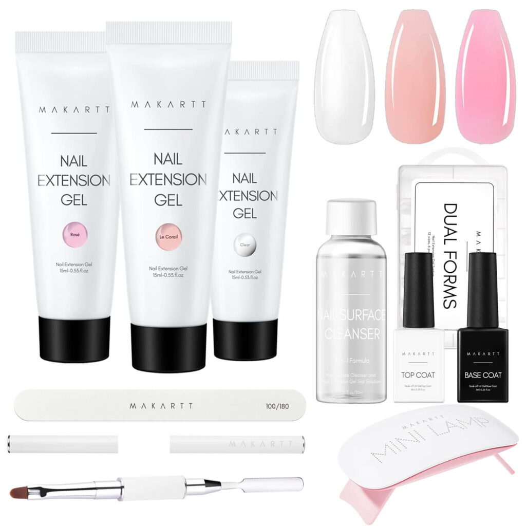 Nail Extension Poly Gel Options for V-day | Melissa Erial